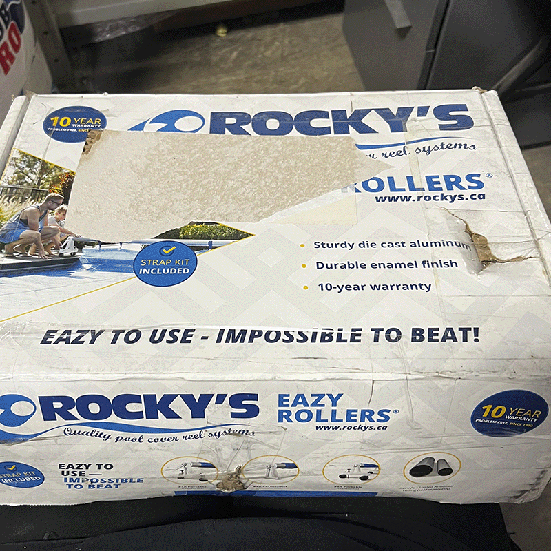 Open Box Rocky's 3A Inground Portable Eazy Solar Roller System (Base ...