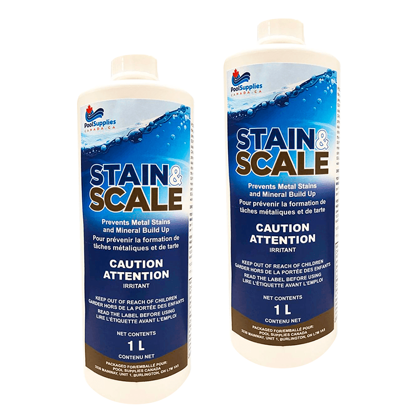 2 Pack of Stain and Scale Control (1 L) by Pool Supplies Canada | Pool ...
