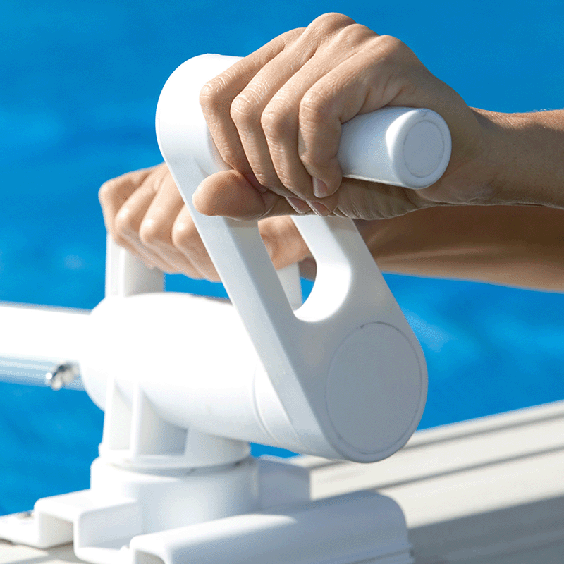 Open Box Tidal Wave Above Ground Solar Reel Base