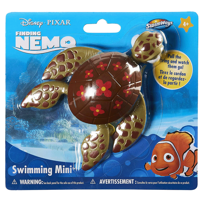 Swimways Squirt the Turtle Swimming Minis Pull String Water Toy | JR ...