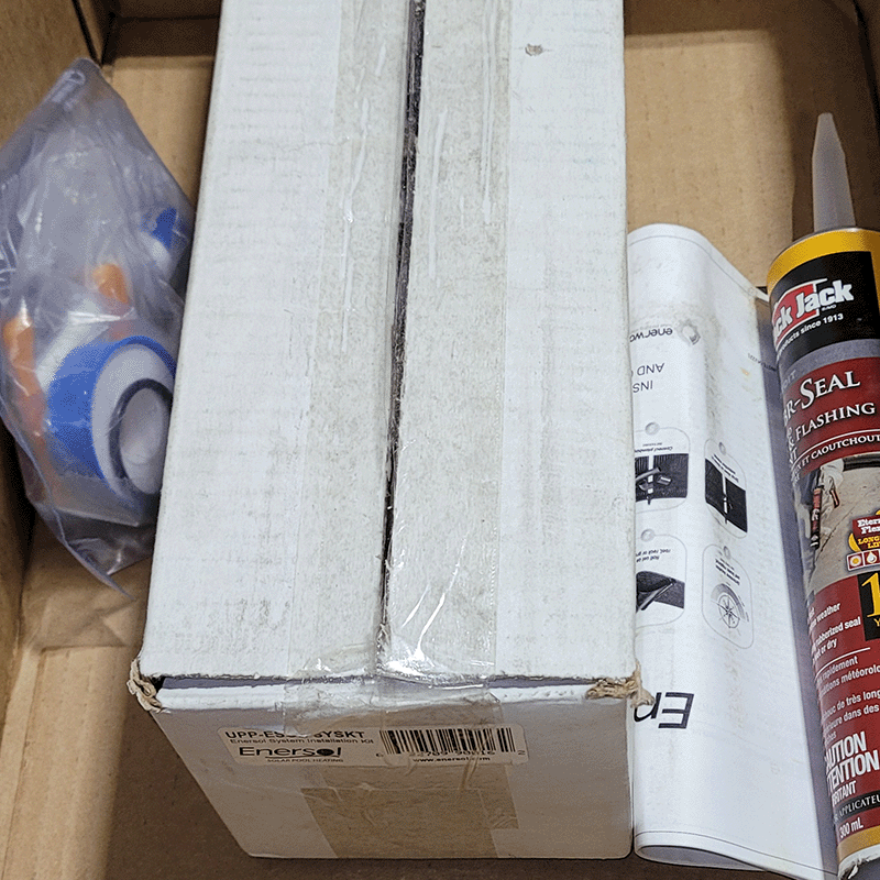 Open Box Enersol Solar Heating System Installation Kit | Pool Supplies ...