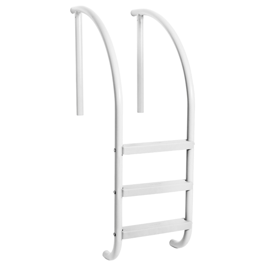 Open Box Saftron Triton Inground Pool Ladder (White) | Pool Supplies Canada