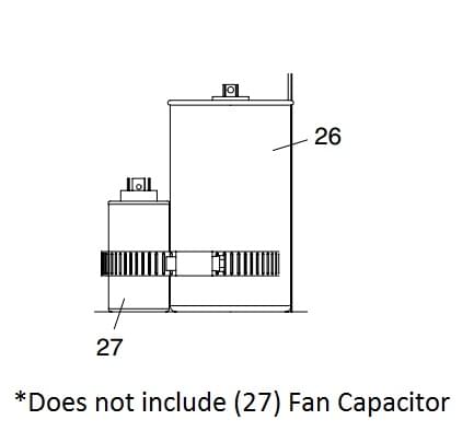 Jandy R0576400 - Pro Series Run Capacitor (3 Phase) 2000/2500/3000 ...