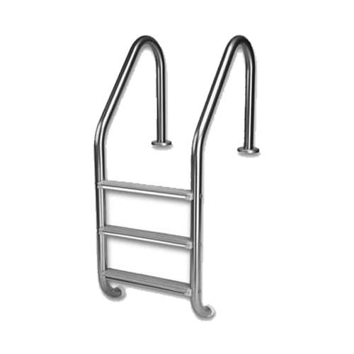 Open Box Grey 3 Step Pool Ladder with Marine Grade Resin Treads | Pool ...