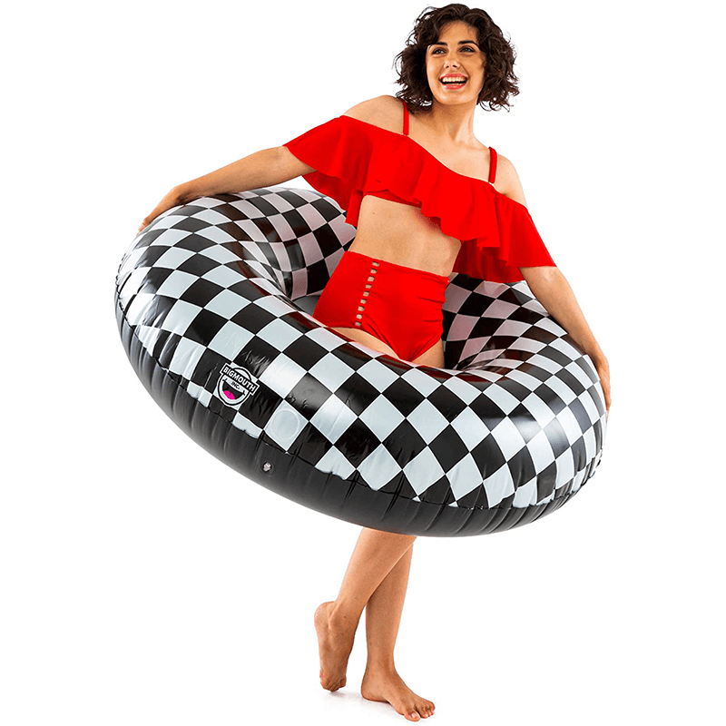 Giant Checkered Pool Ring Float Pool Supplies Canada