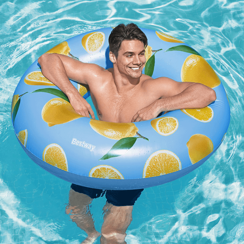 Scentsational Lemon Float Pool Swim Ring | Pool Supplies Canada