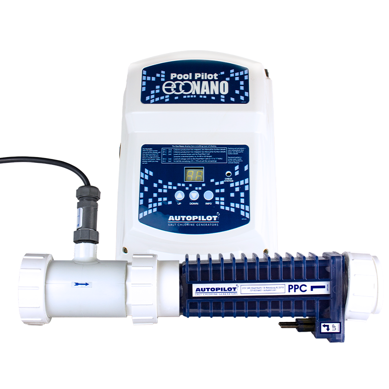 Open Box Pool Pilot Eco Nano 110V Salt Generator with PPC1 Inline Cell ...