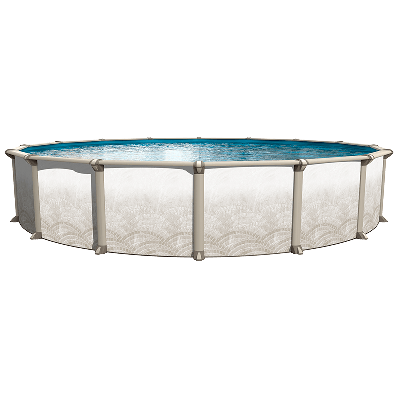 Castella 24 ft Round Above Ground Pool with Liner and Skimmer | Pool ...