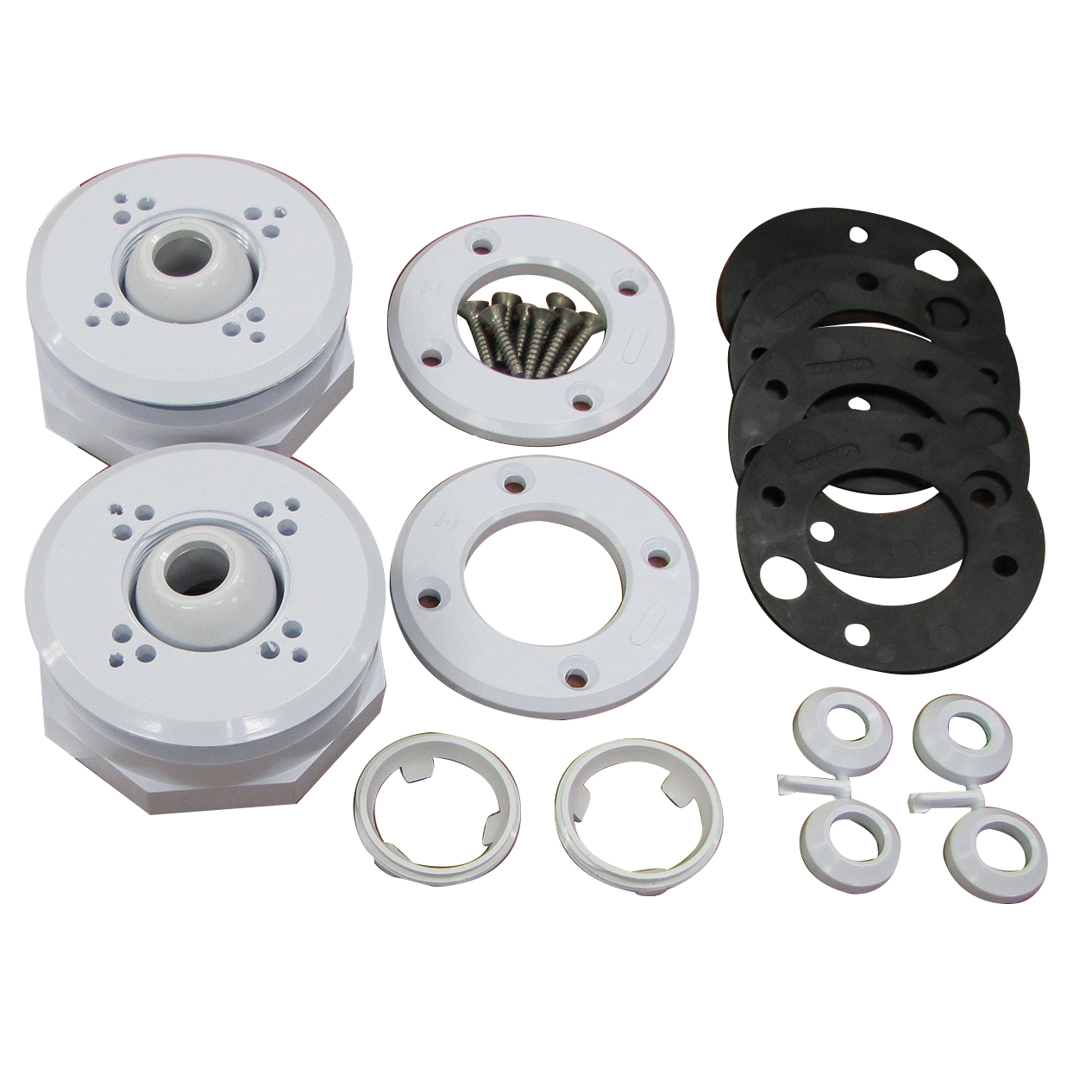 Open Box Carvin Return Fitting Pair for Inground Pools | Pool Supplies ...